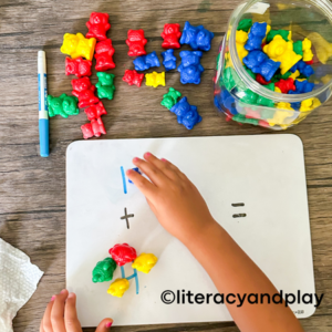 Play-Based Addition Activities for a 5-year-old - Literacy & Play
