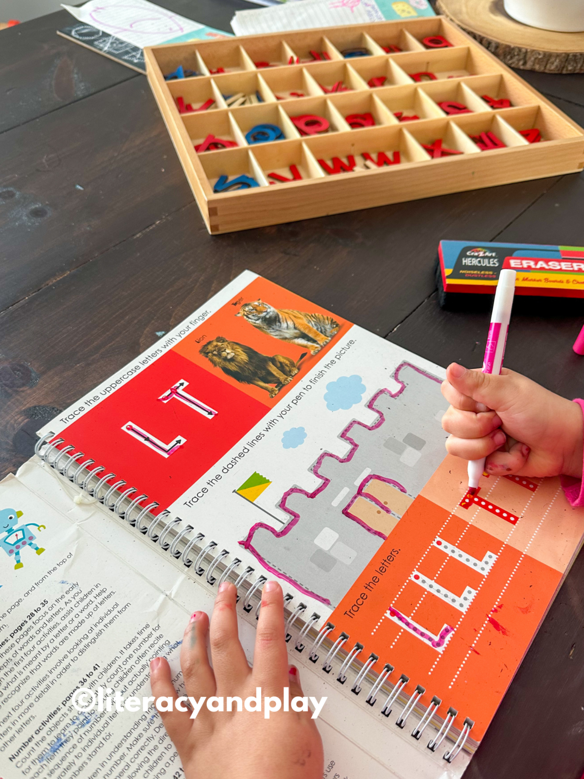 How To Teach Pre-K Homeschool - Literacy & Play
