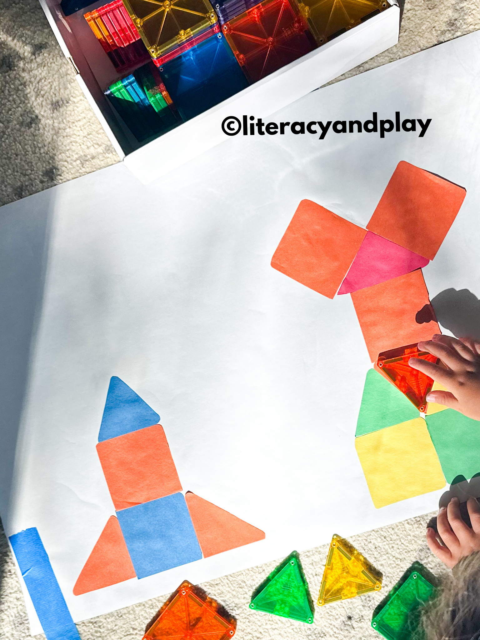 6 MAGNA-TILES Activities - Literacy & Play