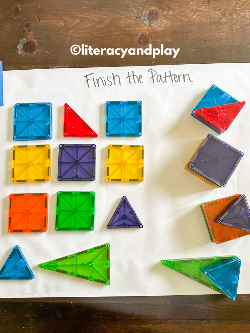 6 MAGNA-TILES Activities - Literacy & Play