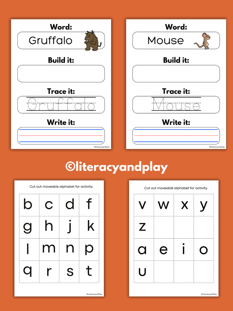 Monster and Forest-Themed Learning Activities - Literacy & Play