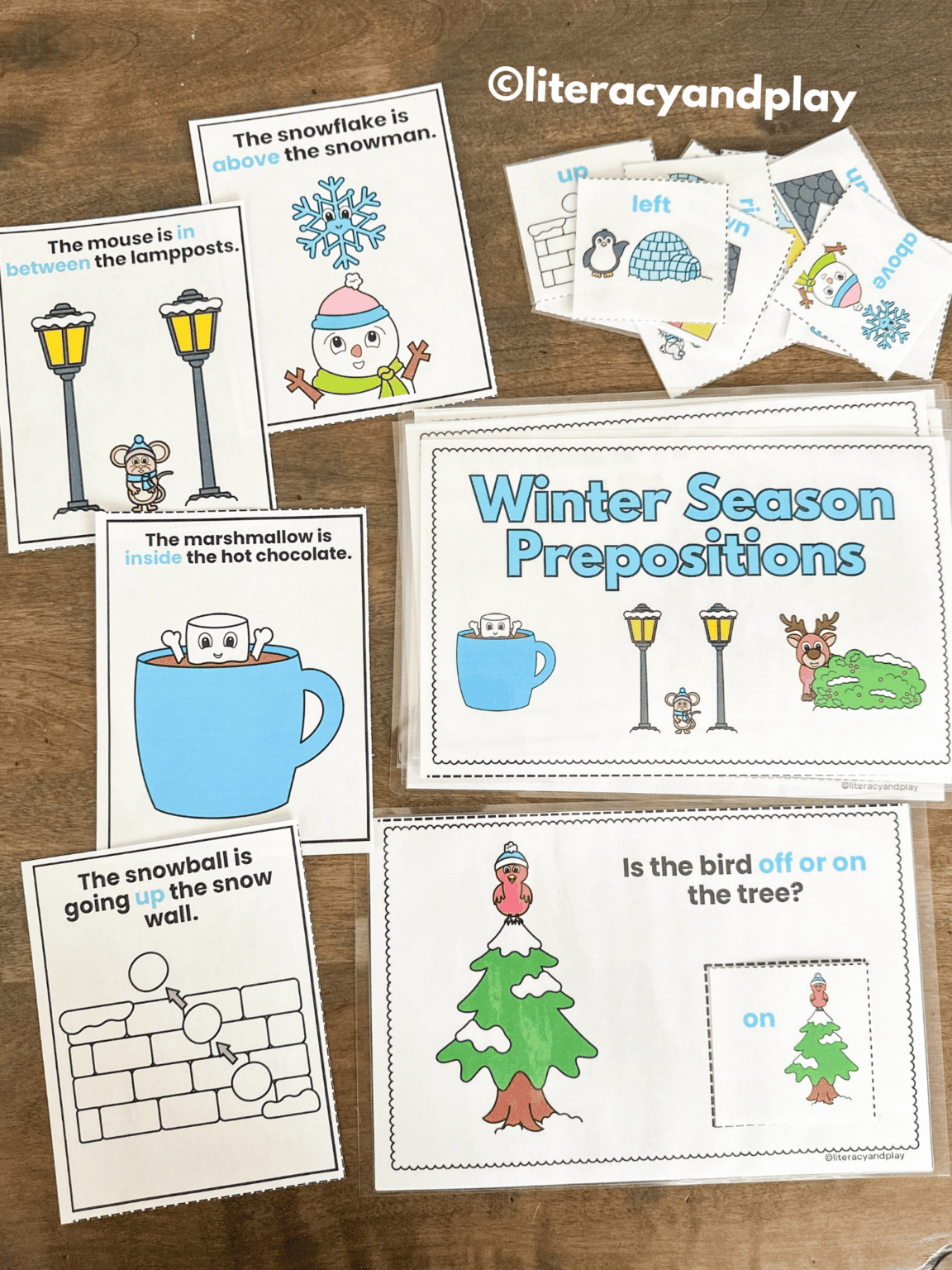 Winter Season Worksheets for Preschool and Kindergarten Kids - Literacy ...